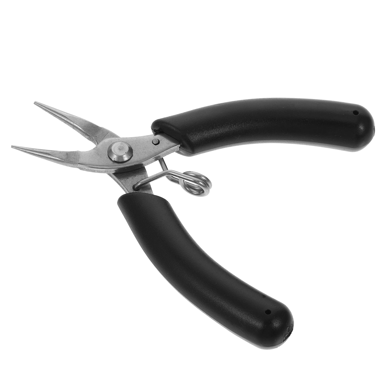 HAMPPLIES 1Pc Black Professional Jewelry Plier Plastic Handle Needle ...