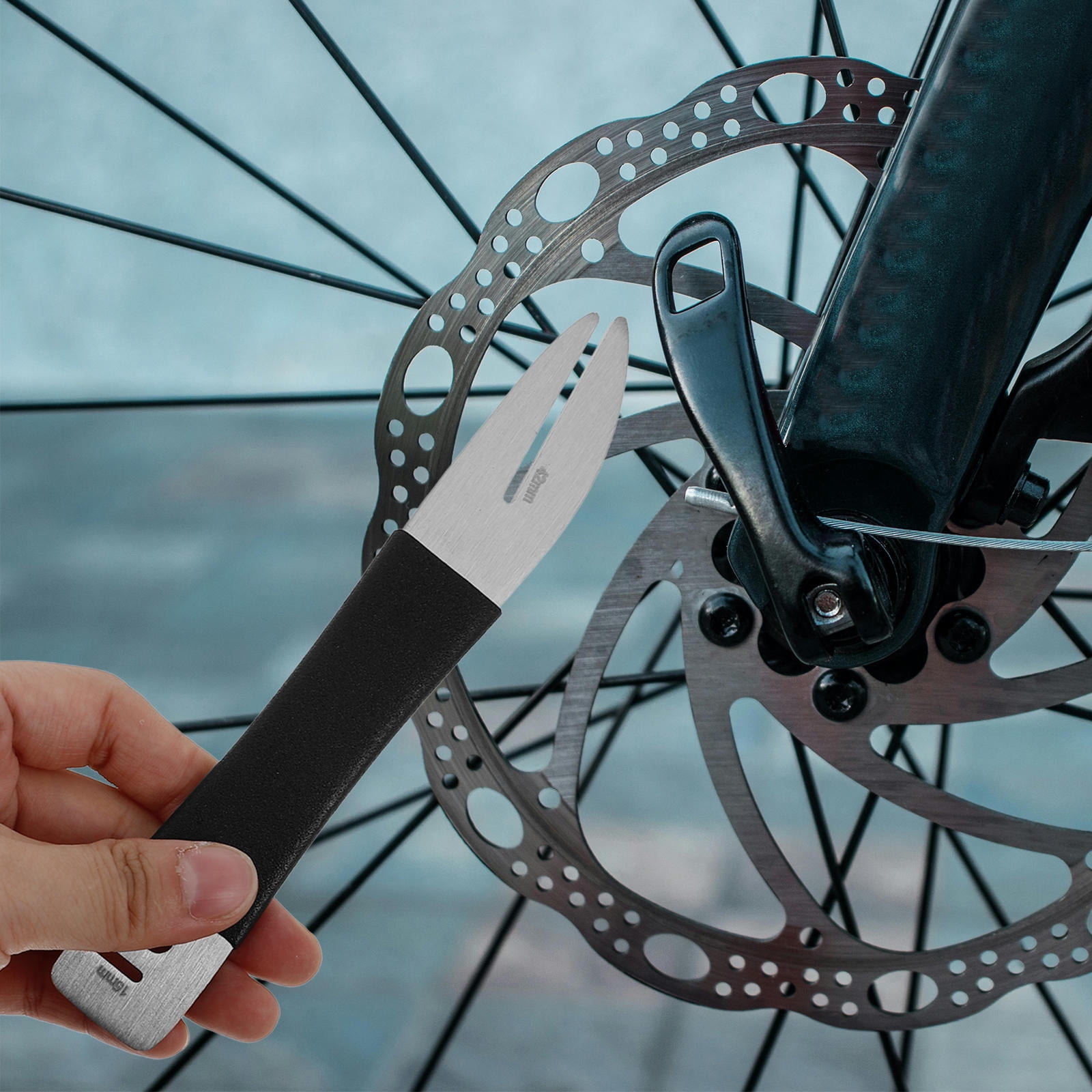 HAMPPLIES 1Pcs Bicycle Wheel Truing Tool Metal Plastic Dual Ended Disc ...