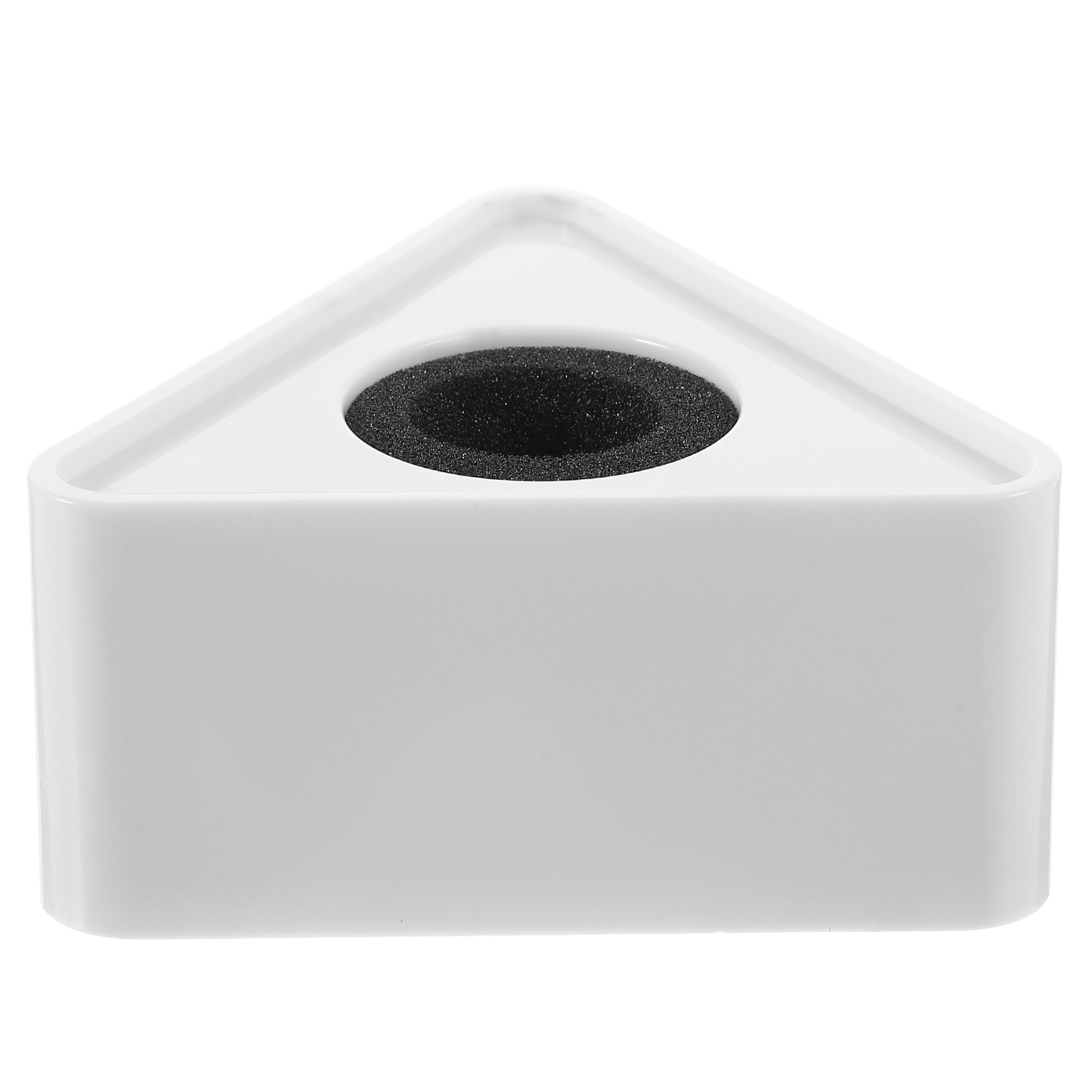 HAMPPLIES 1Pcs Microphone Flag White Triangle Microphone Station Logo ...