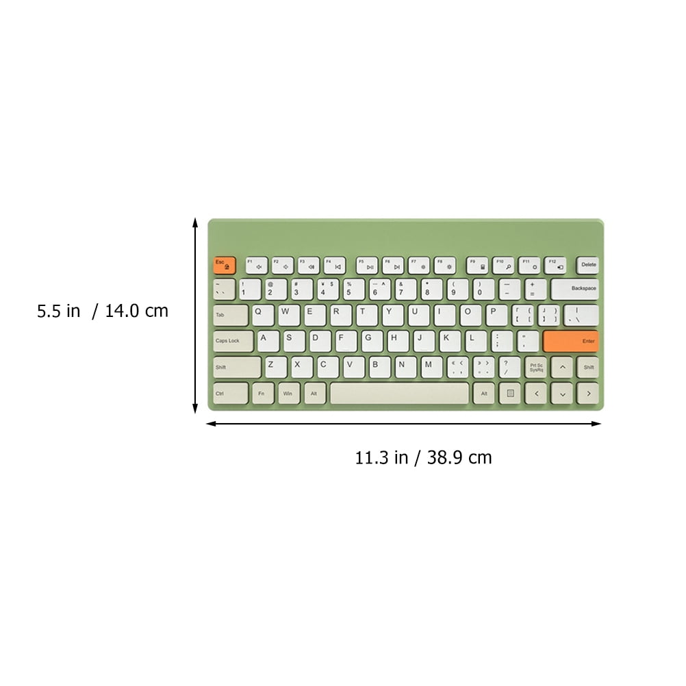 HAMPPLIES 1Pcs Orange Abs Mechanical Keyboard Compact 79 Key For Gaming ...