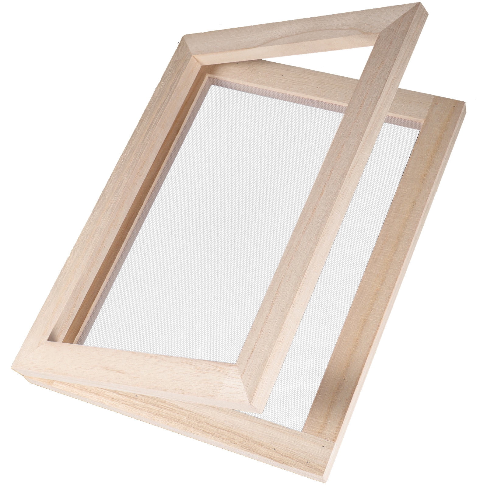HAMPPLIES 1Pcs Paper Making Mold Frame Wooden for Recyclable Projects ...