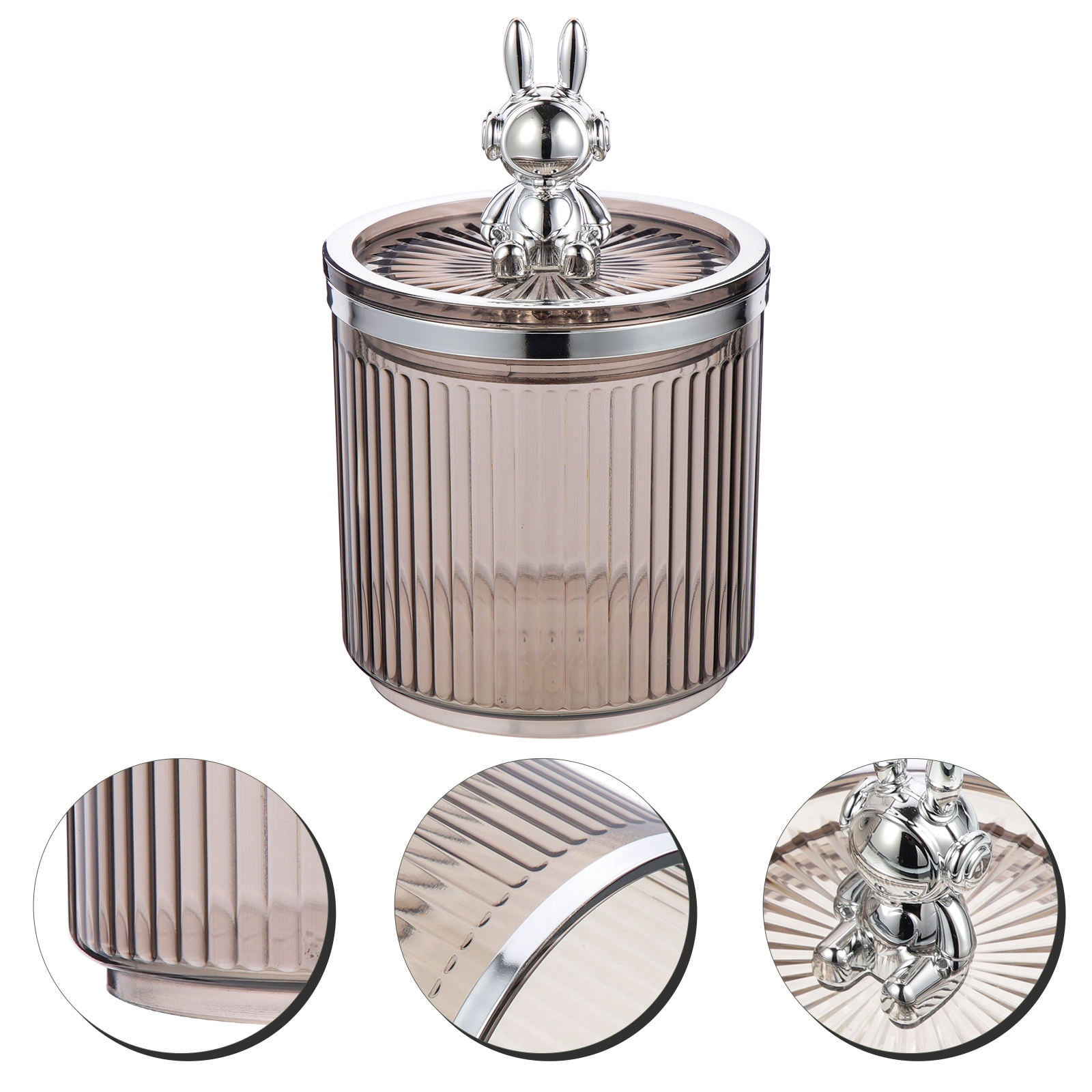 HAMPPLIES 1Pcs Small Items Storage Jar Clear Storage Containers ...
