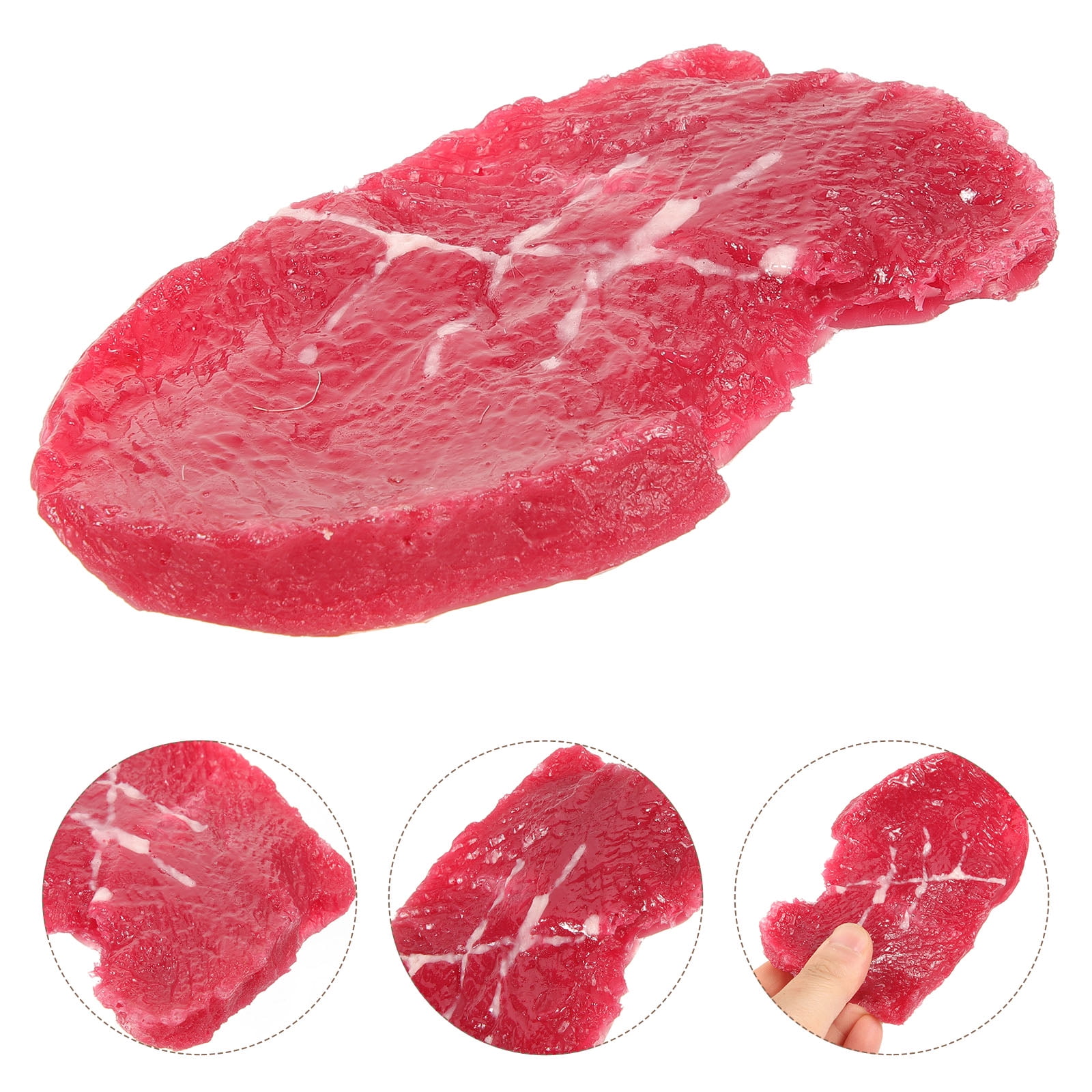 HAMPPLIES 1Pcs Steak Ornament Sliced Steak Shape Realistic Design For ...