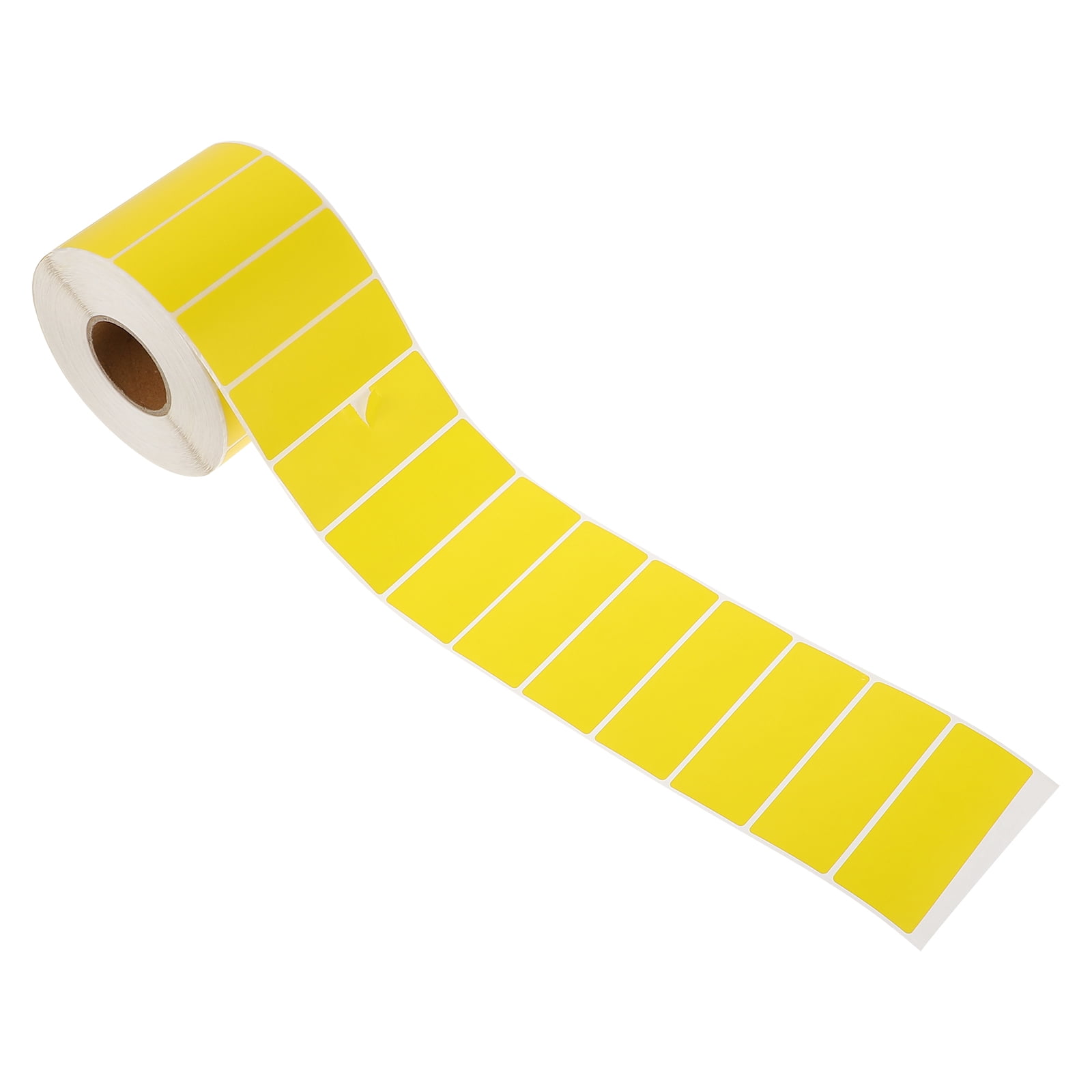 HAMPPLIES 1Roll Yellow Self-Adhesive Stickers Practical Printing Papers ...