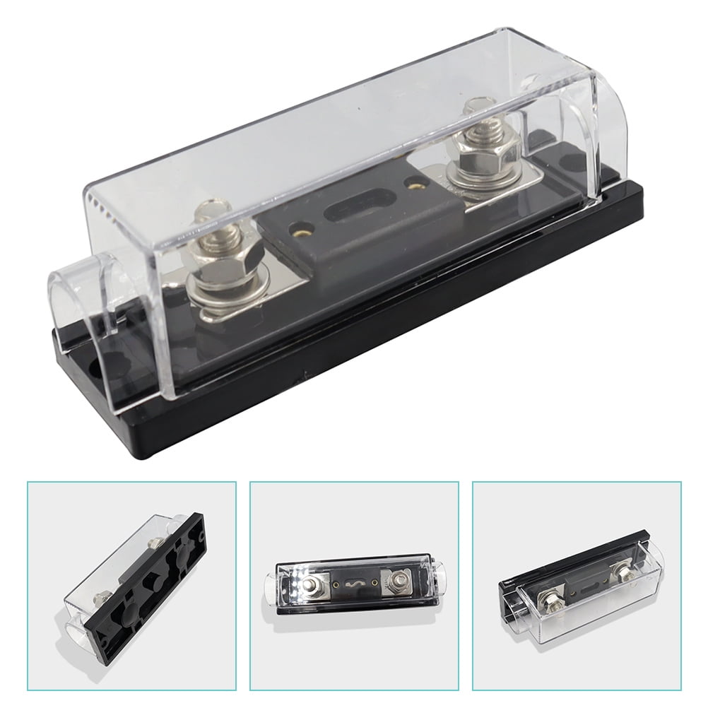 HAMPPLIES 1Set Abs Zinc Alloy Rectangular Car Amp Fuse Holder with ...