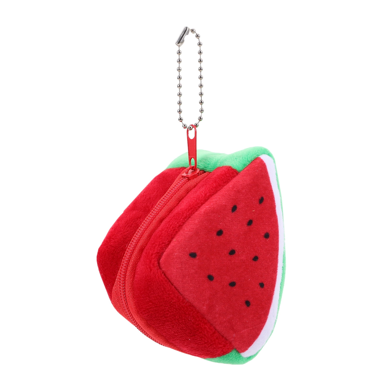 HAMPPLIES 1Set Cartoon Coin Purse Red Plush Triangle Coin Storage for ...