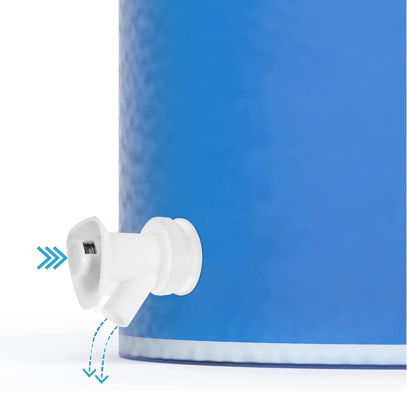 HAMPPLIES 1Set Cylindrical Beverage Dispenser Tap Plastic for Water Jug ...