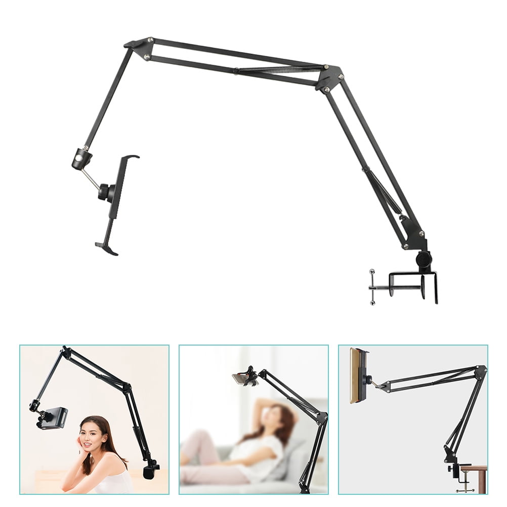 HAMPPLIES 1Set Foldable Phone Holder For Bed In Black 15.7X4.5X3.1In ...