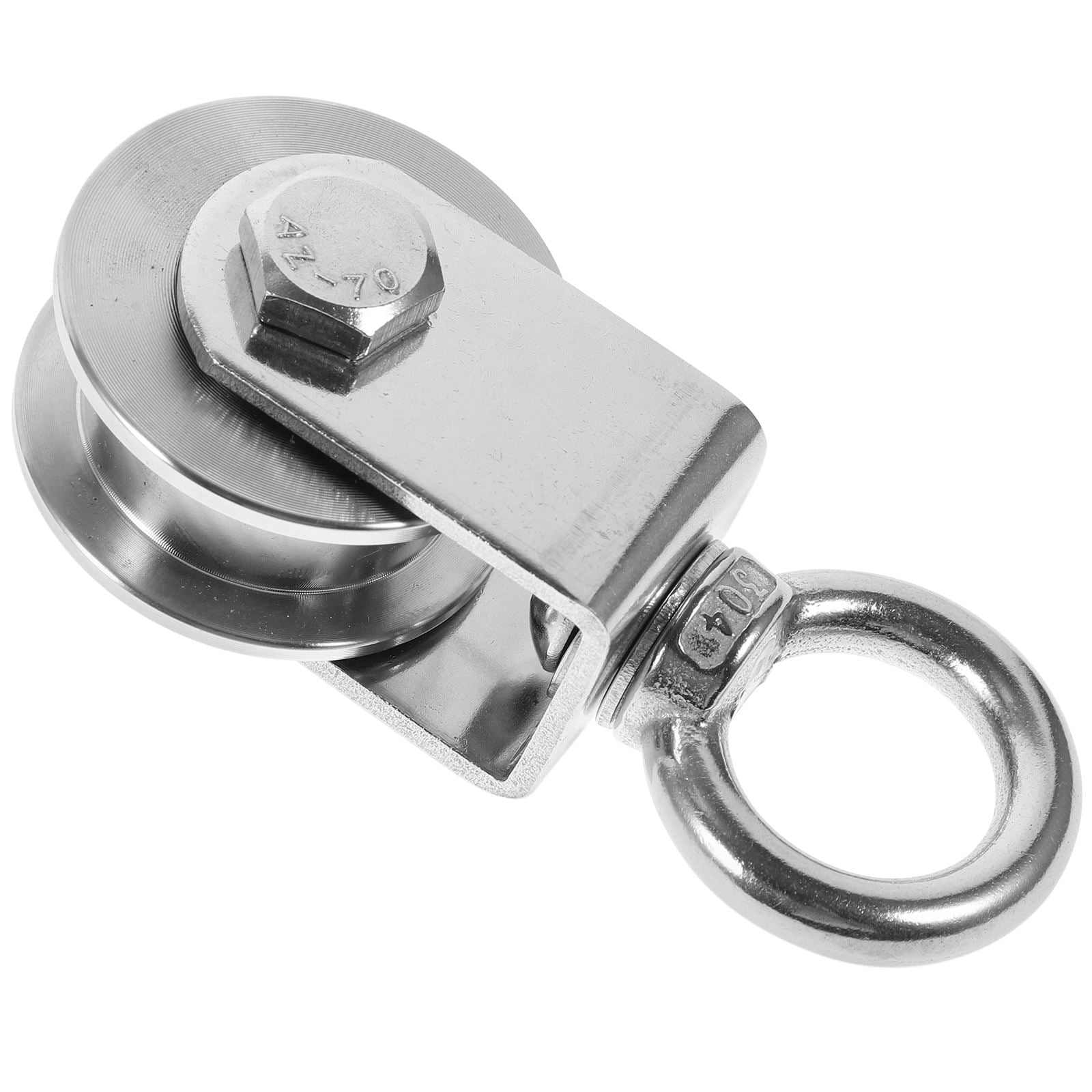 HAMPPLIES 1Set Industrial Use H Type Swivel Pulley for Heavy Duty .3X1 ...