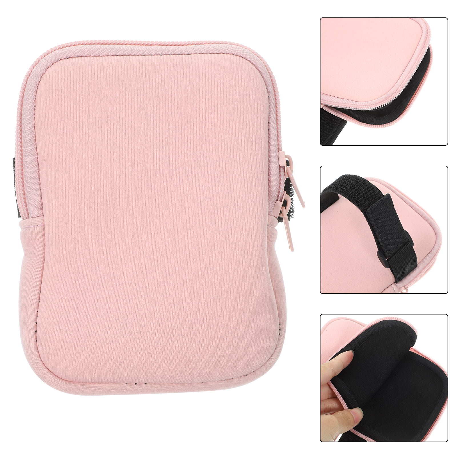 HAMPPLIES 1Set Pink Neoprene Water Bottle Pouch for Cup Holder Bag with ...