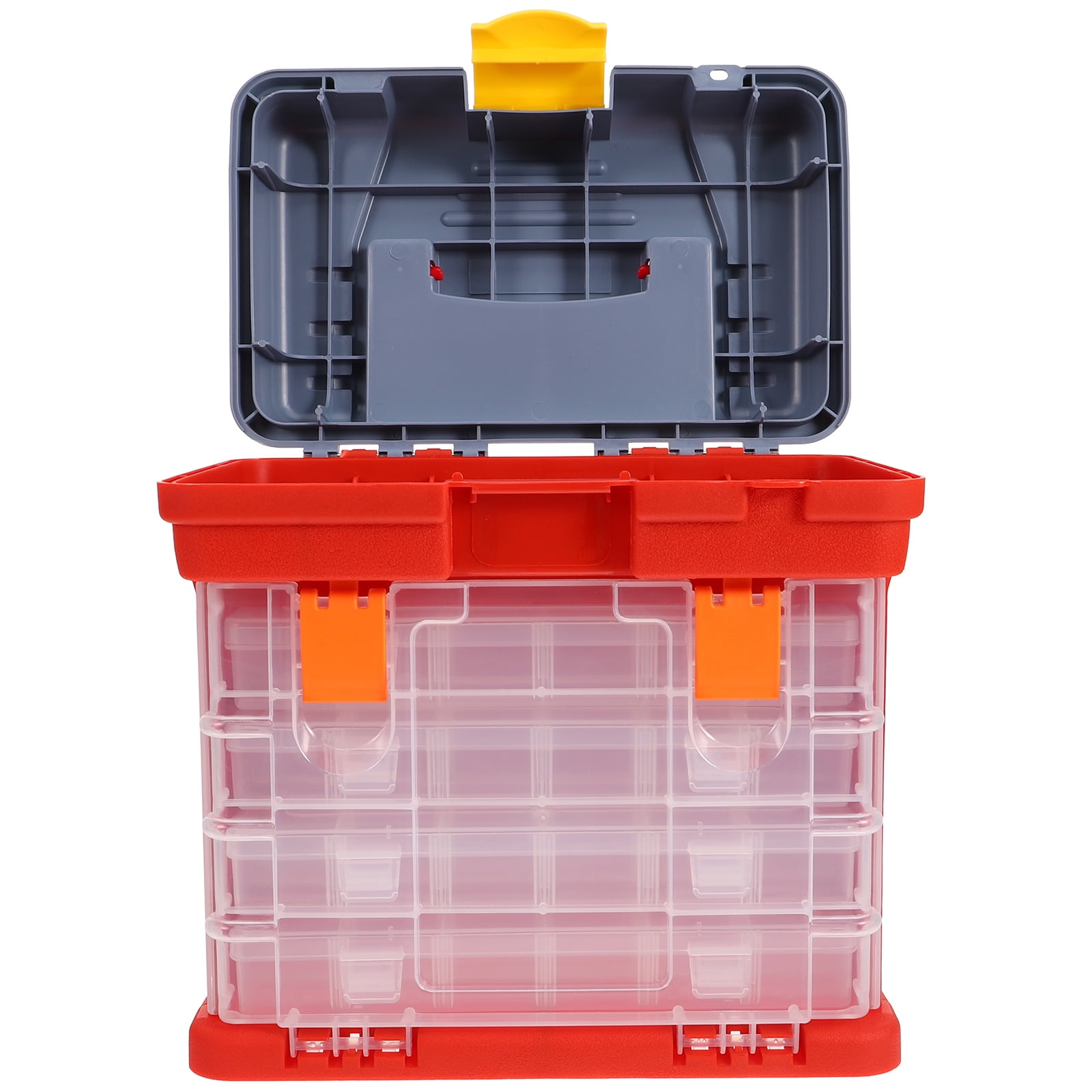 HAMPPLIES Tool Storage Box Parts Organizer Box Multi-Colored 1Pcs Parts ...