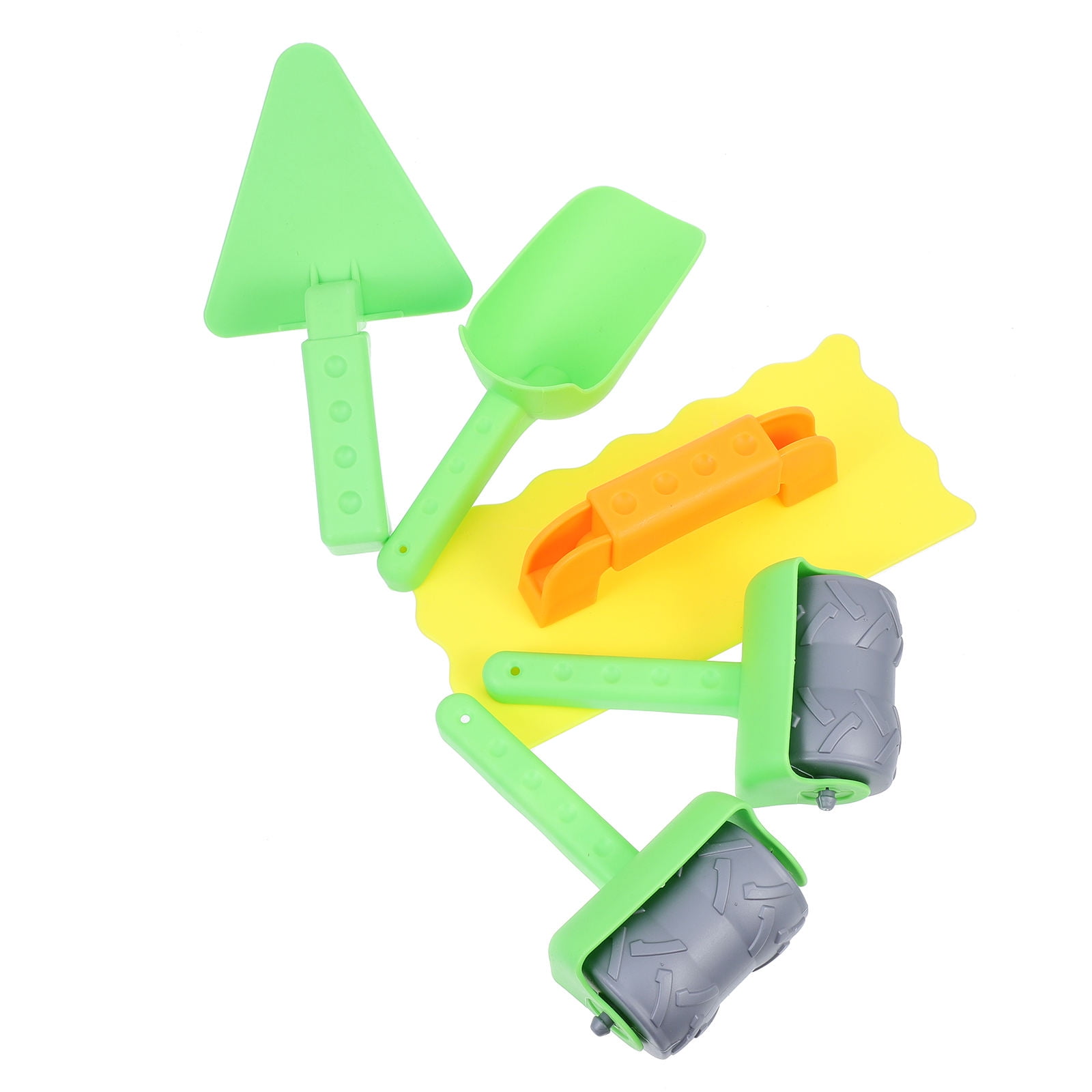 HAMPPLIES 1set Building Pressing Tools With Shovel Spade Roller Cylinders Safe Mold For Creative ...