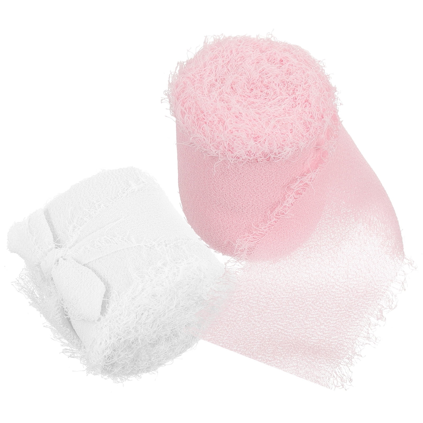 HAMPPLIES Present Ribbon Chiffon Pink 2 Rolls - Walmart.com