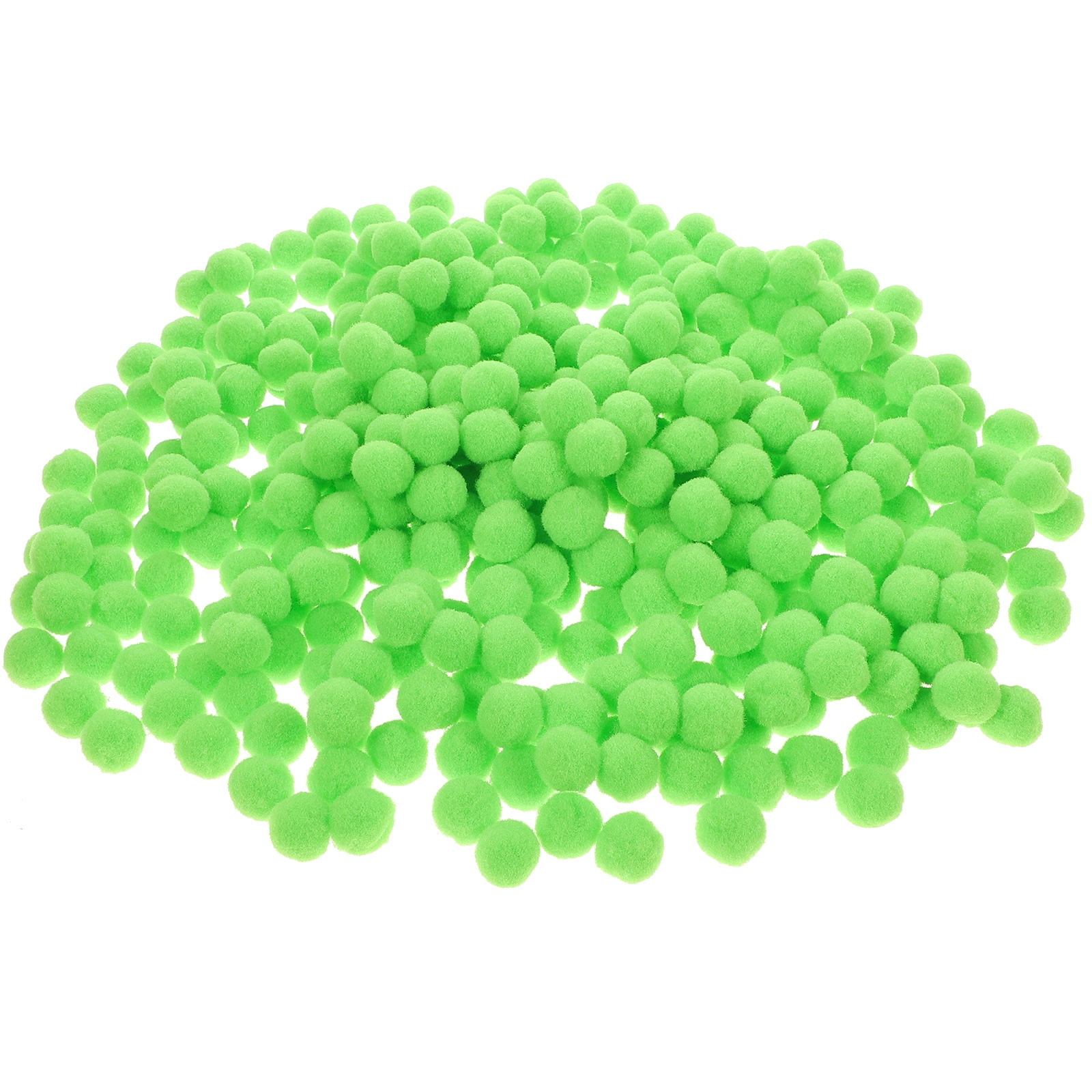 HAMPPLIES Various Decorations Pompoms Light Green Plush 2000Pcs 0.6X0 ...