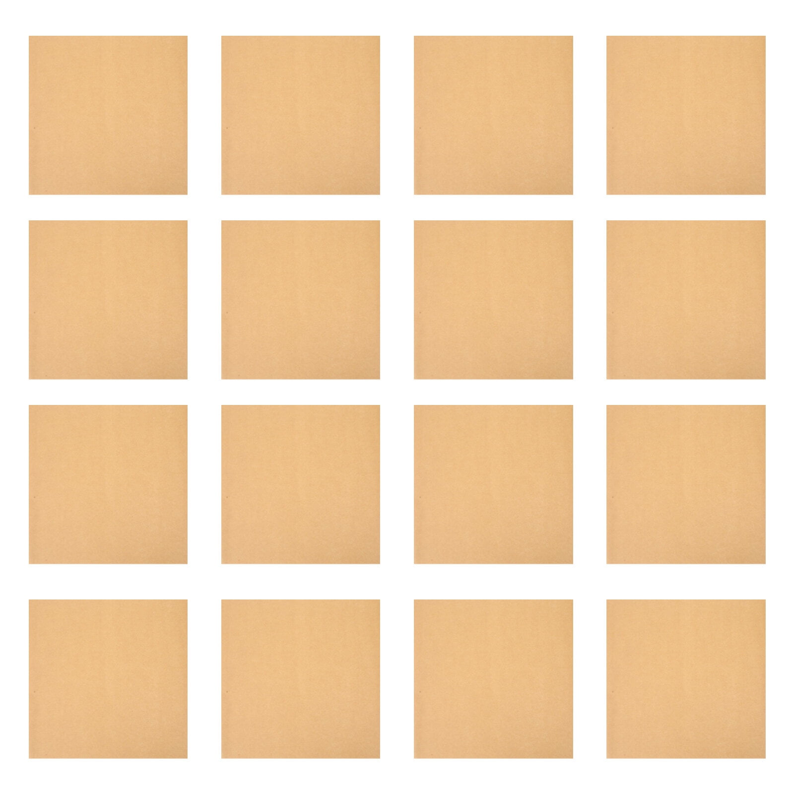 HAMPPLIES Checkered Greaseproof Paper Square Yellow for Fried Food ...