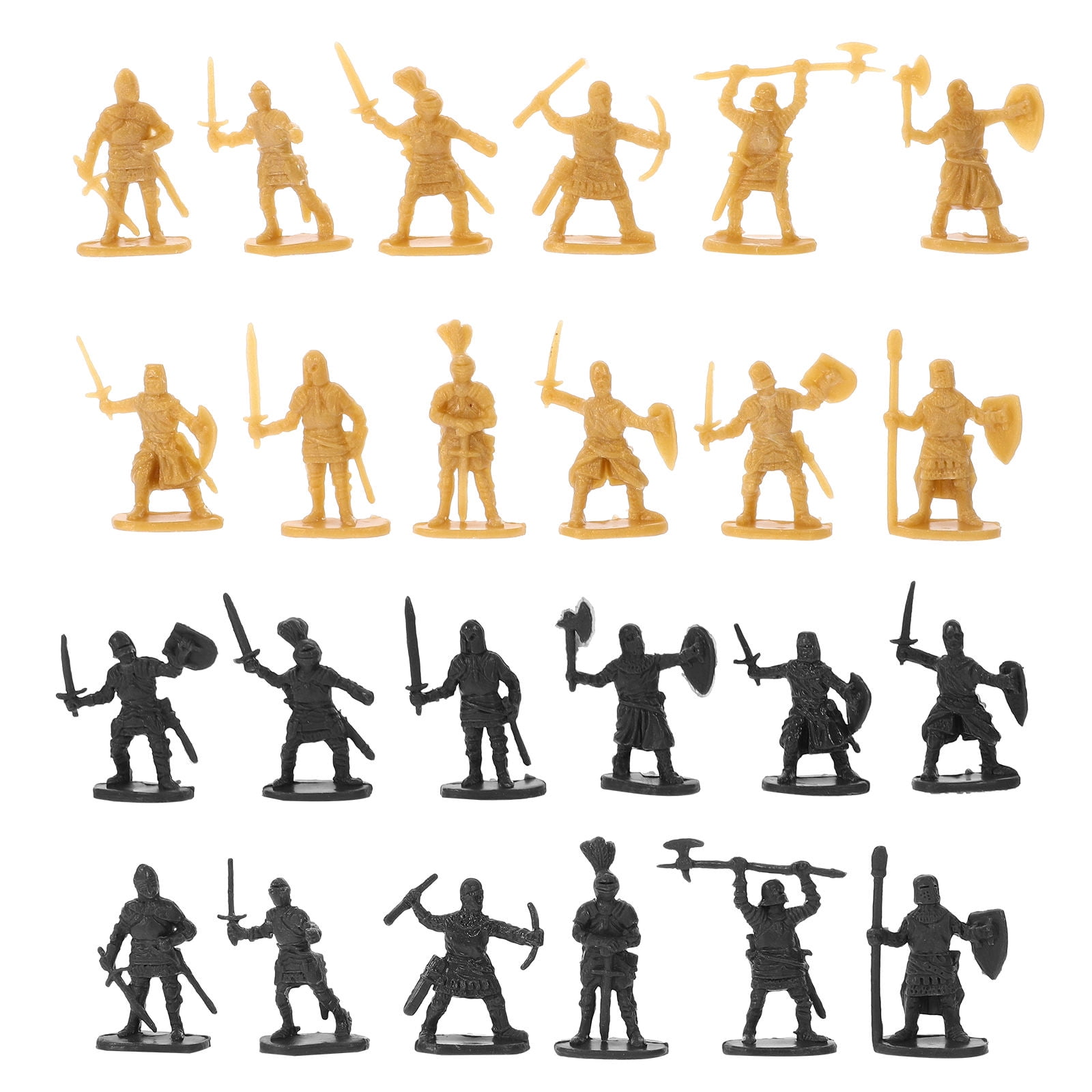 HAMPPLIES Miniature Figurines Display Miniature Soldier Model 200Pcs ...