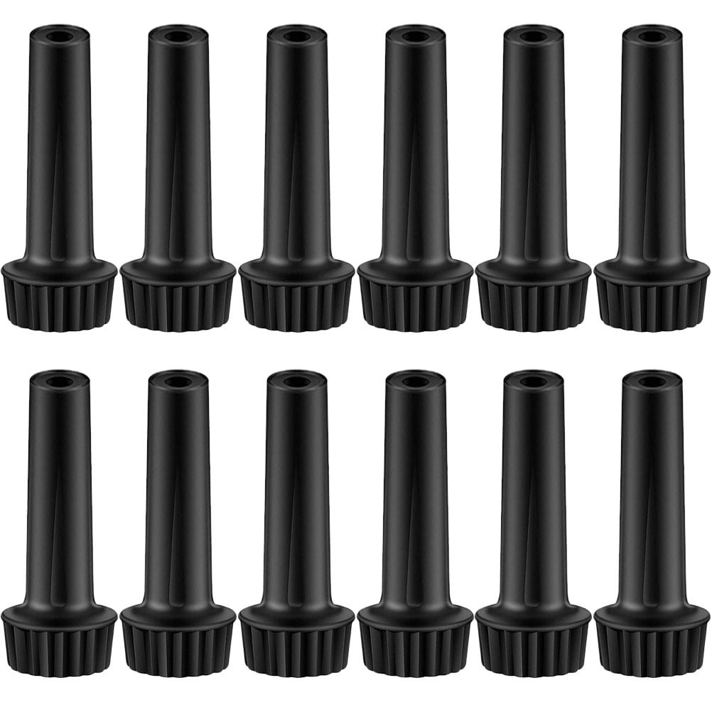 HAMPPLIES 20Pcs Black Round Plastic Lamp Switch Knob for Light Socket ...