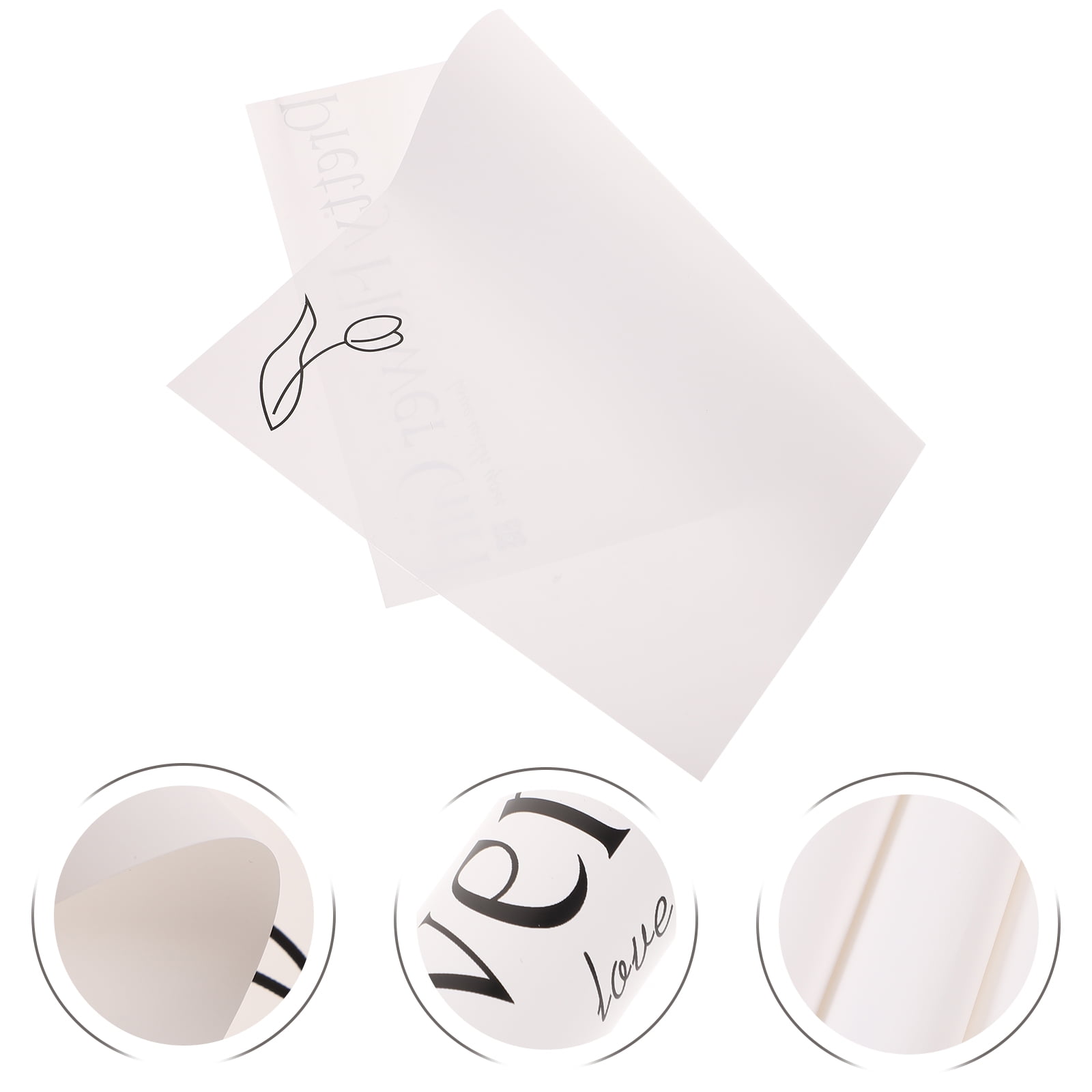 HAMPPLIES 20Pcs Floral Packaging Paper for Bouquets and Flower Art ...