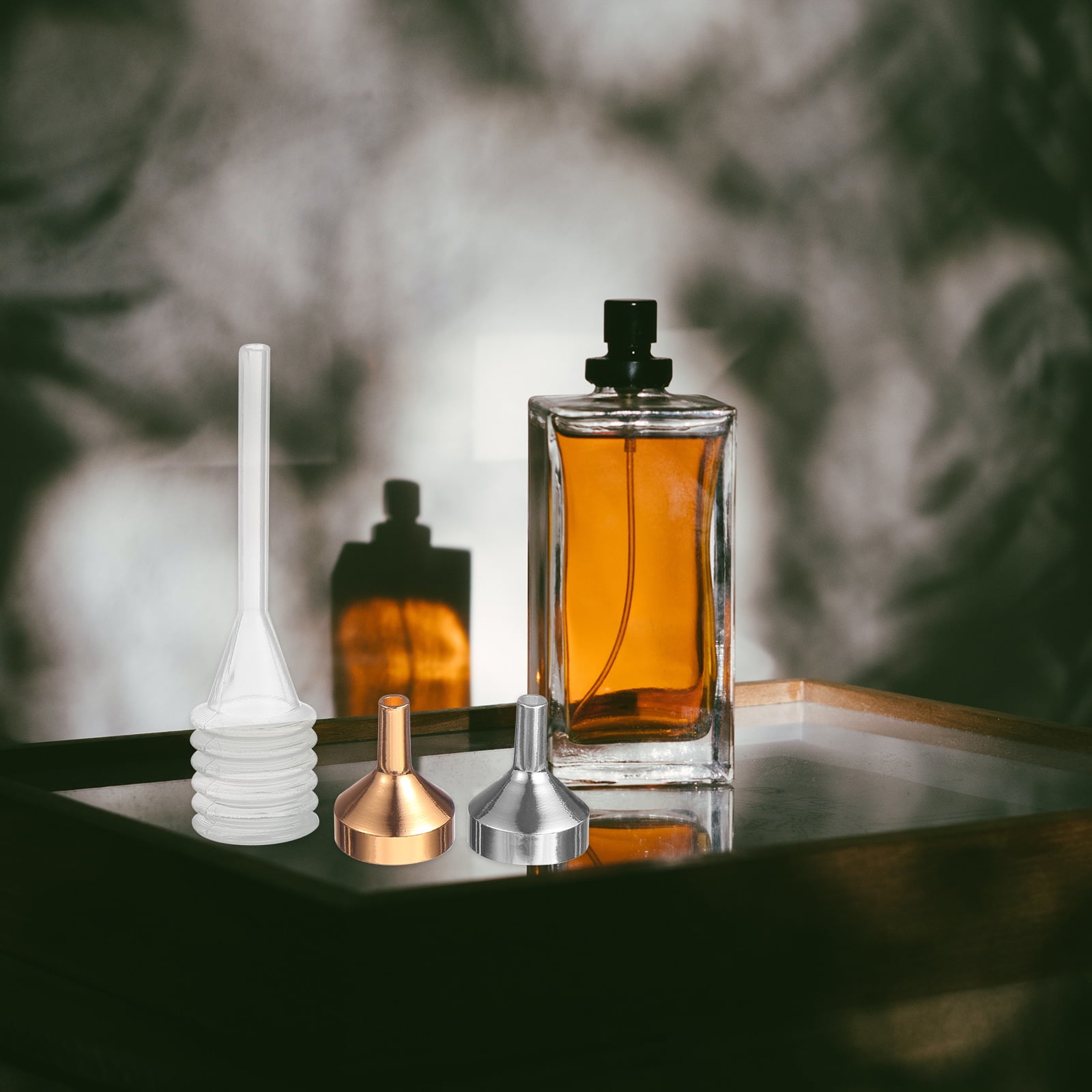 HAMPPLIES 24Pcs Mini Droppers for Oils with Material in Golden Silver ...