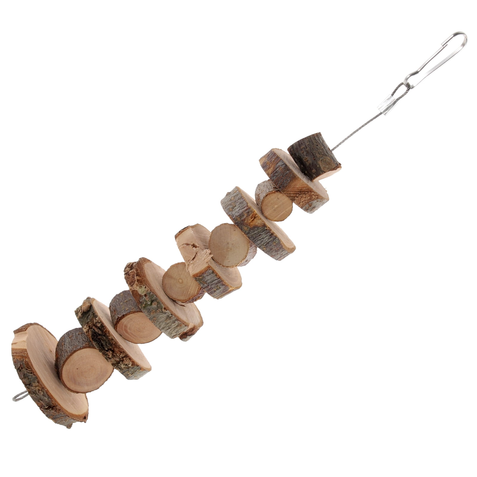 HAMPPLIES 28Set Natural Wood Hamster Toy for Teeth Grinding and .5x9in ...