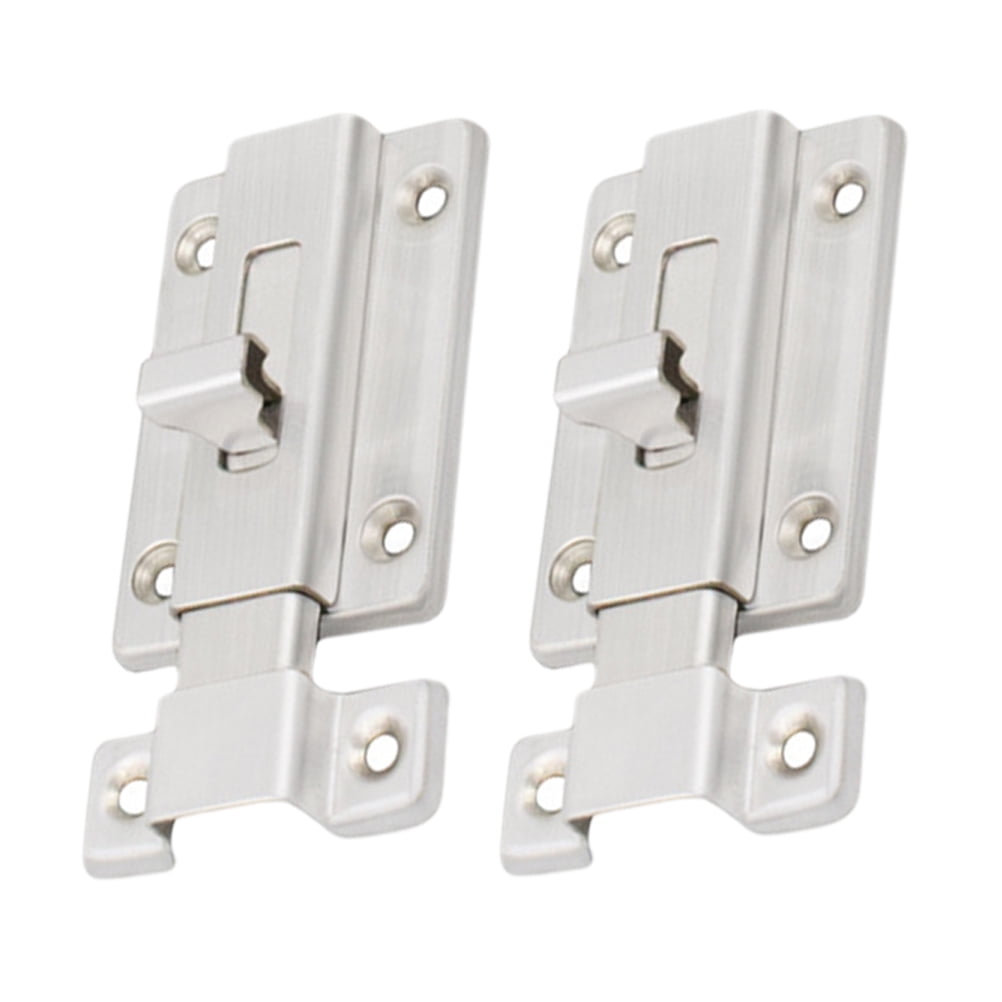 HAMPPLIES 2Pack Gate Latch Lock for Metal Gates and Fences with Quick ...