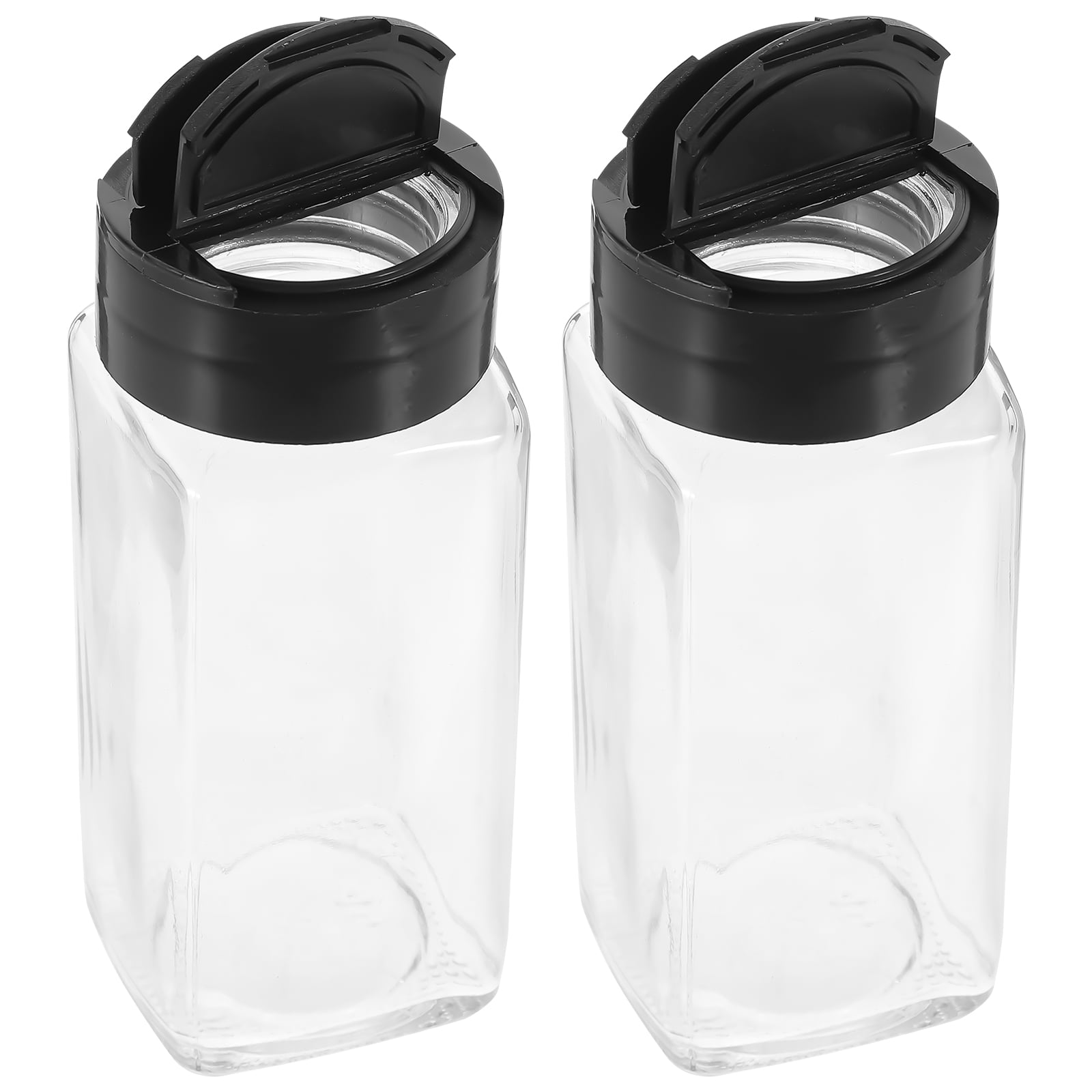 HAMPPLIES 2Pcs Condiment Jars Tightly Sealed Easy Refill Assorted Color ...