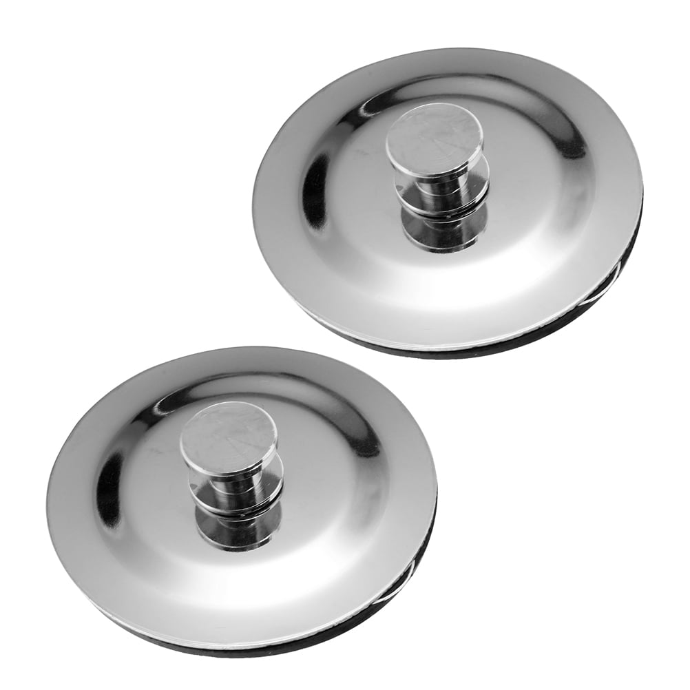 HAMPPLIES 2Pcs Kitchen Sink Stopper Stainless Steel Round Prevent Clogs ...