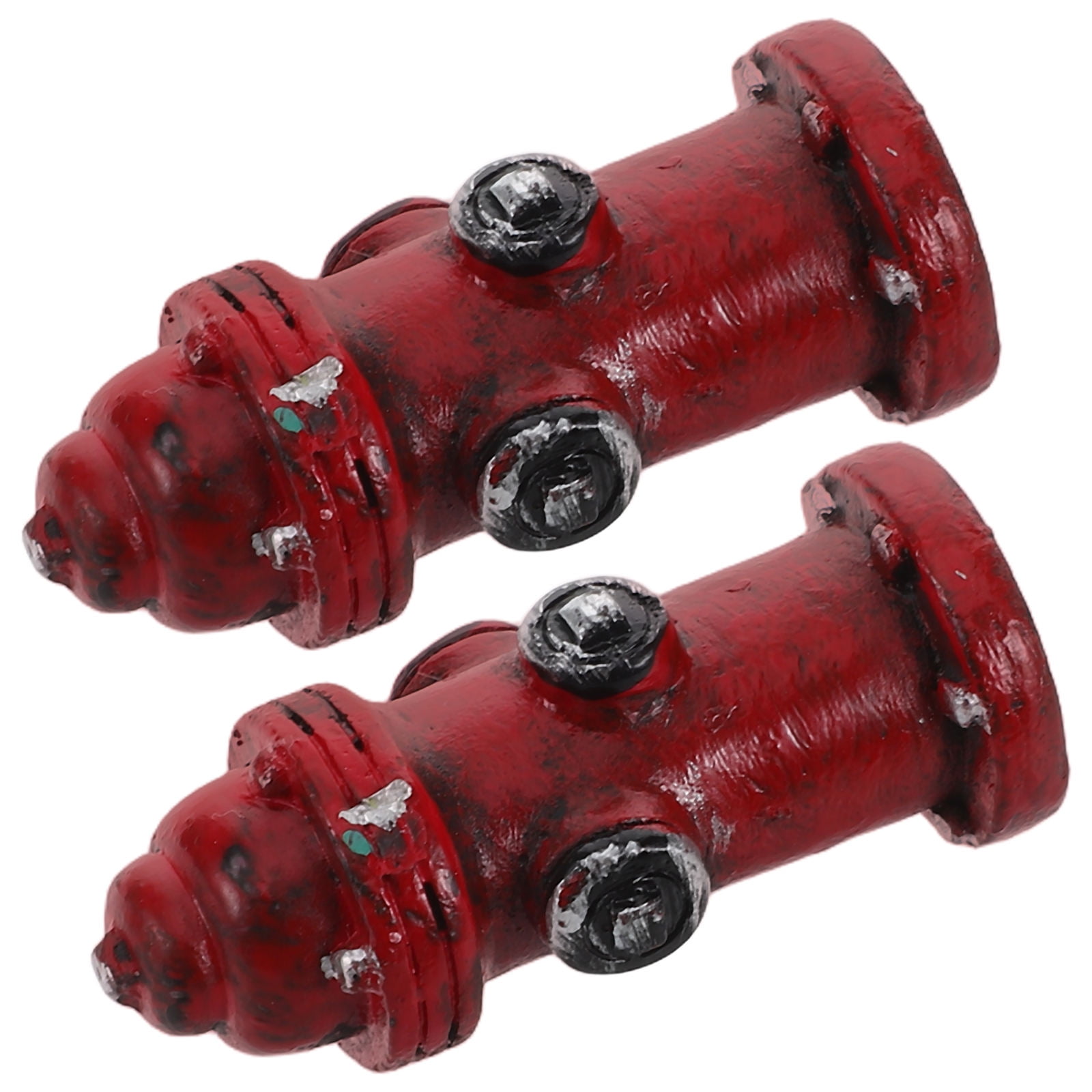 HAMPPLIES 2Pcs Mini Resin Fire Hydrant Toy for Photography and Home ...