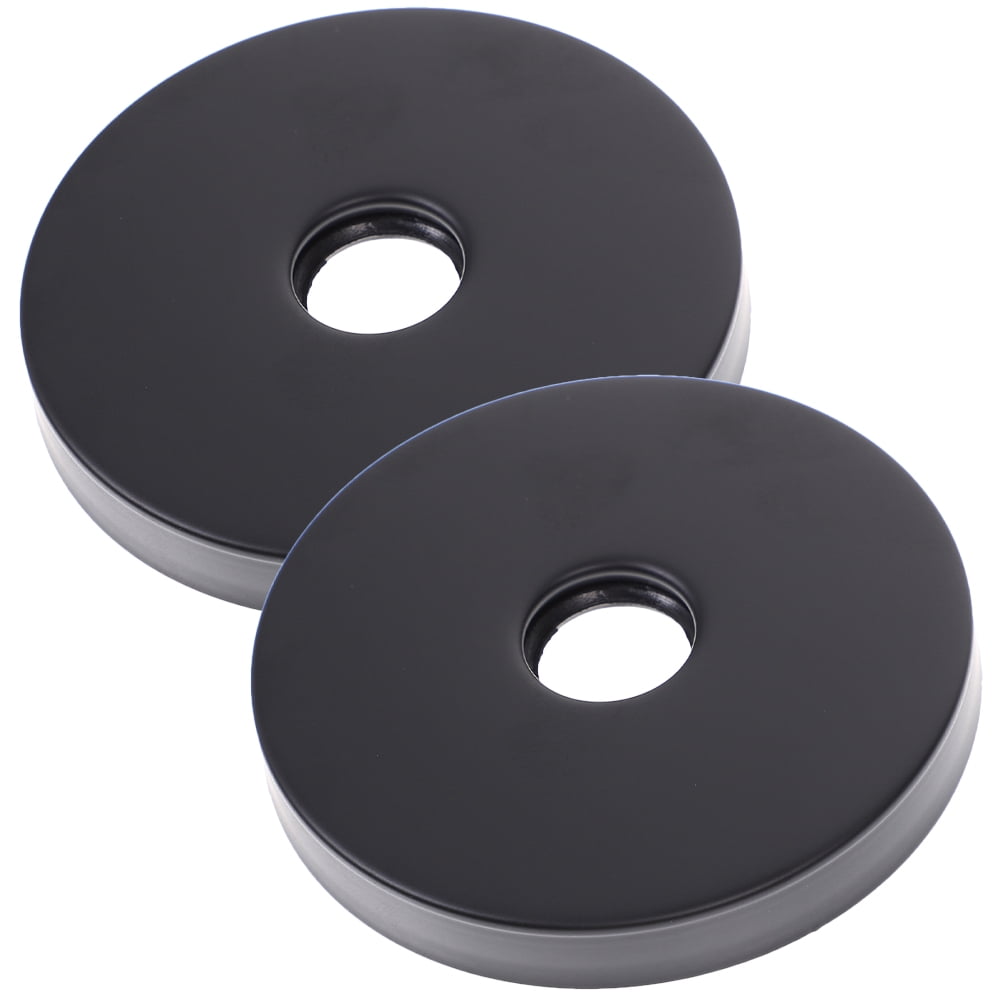 HAMPPLIES 2Pcs No Tools Required Black Square Plumbing Cover Plate 3 ...