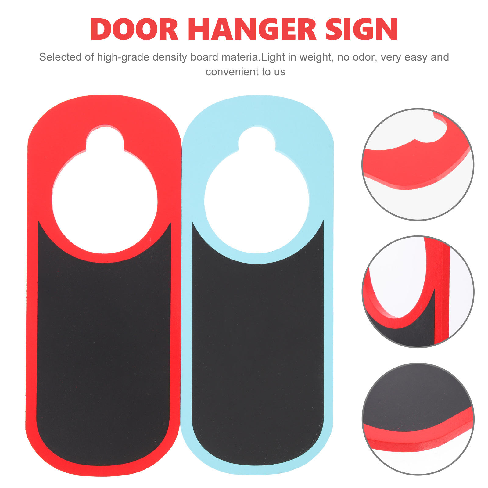 HAMPPLIES 2Pcs Rectangular Chalkboard Door Sign Board for General Users ...