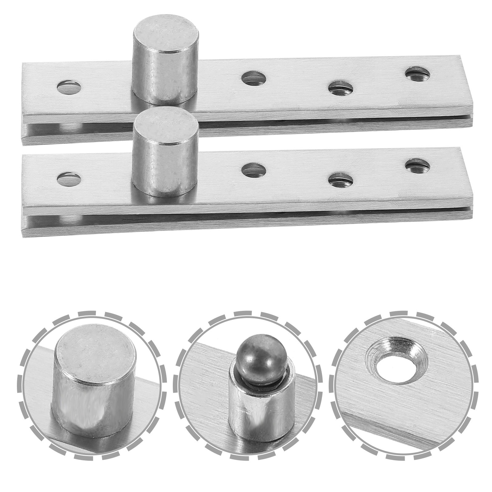 HAMPPLIES 2Pcs Rotating Hinge for Wooden Door 9.5x2x1.5cm Usage ...