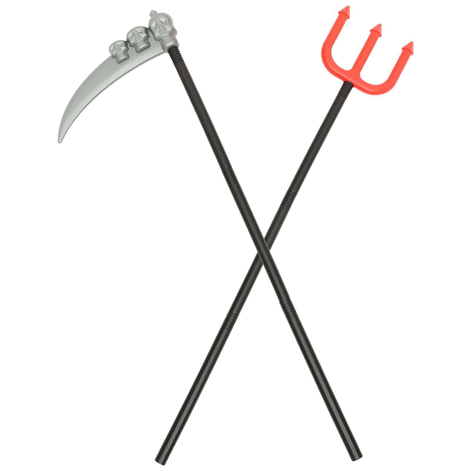 HAMPPLIES 2Pcs Walking Cane Prop Shape Stage Performance Prop Cosplay ...