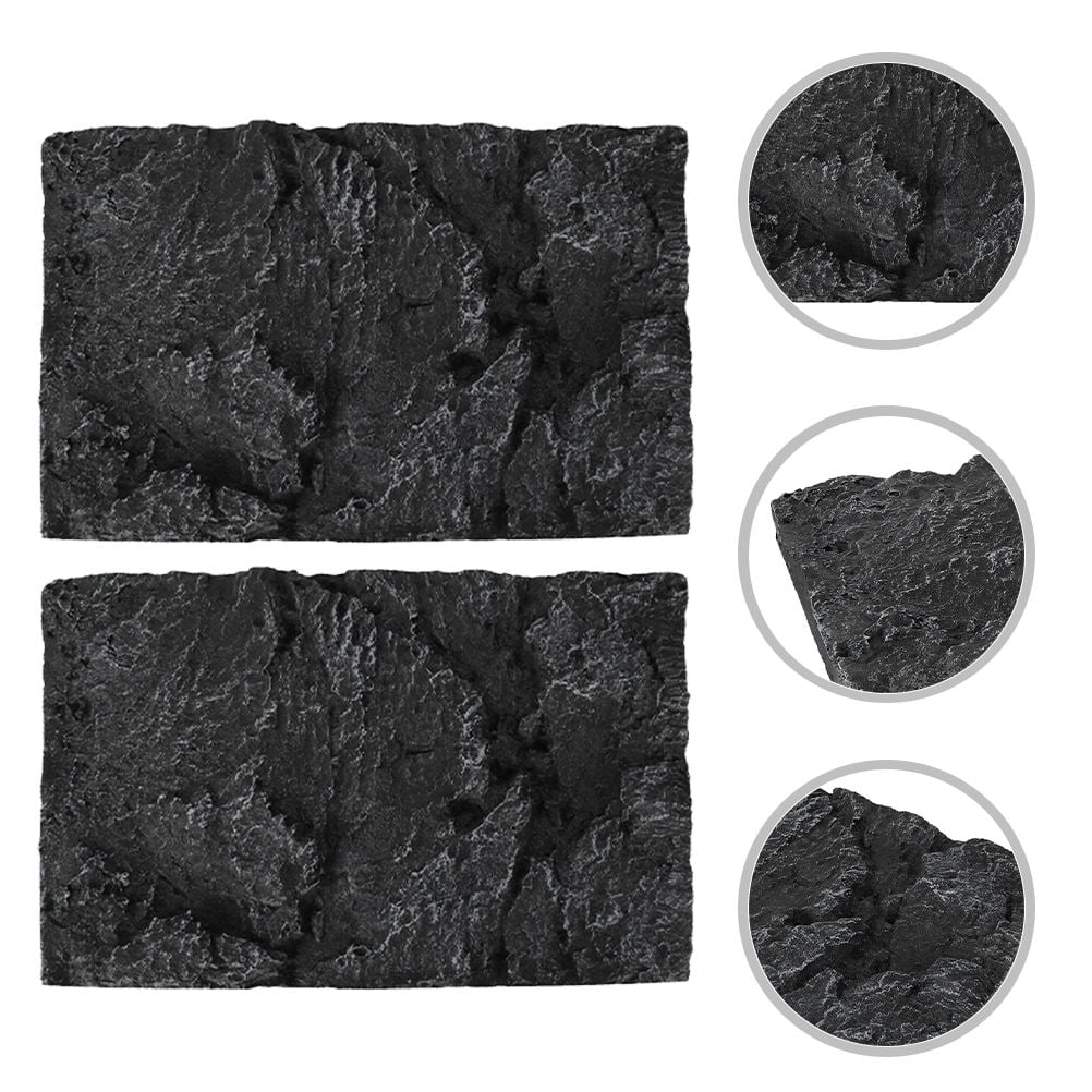 HAMPPLIES 2Set Background for Fish Tank with Easy Placement Feature in ...