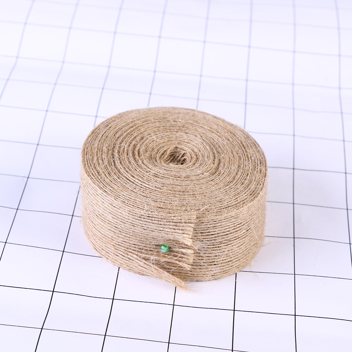 HAMPPLIES 2Set Jute Ribbon Weaving Web Hand Woven Ribbon for present ...