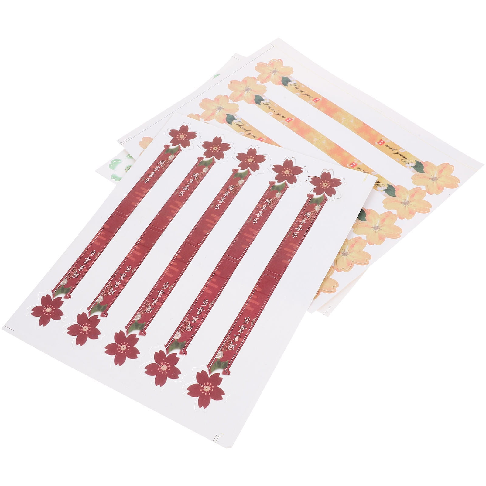 HAMPPLIES 30 Sheets PVC Seal Sticker Pack for Envelope present Box ...