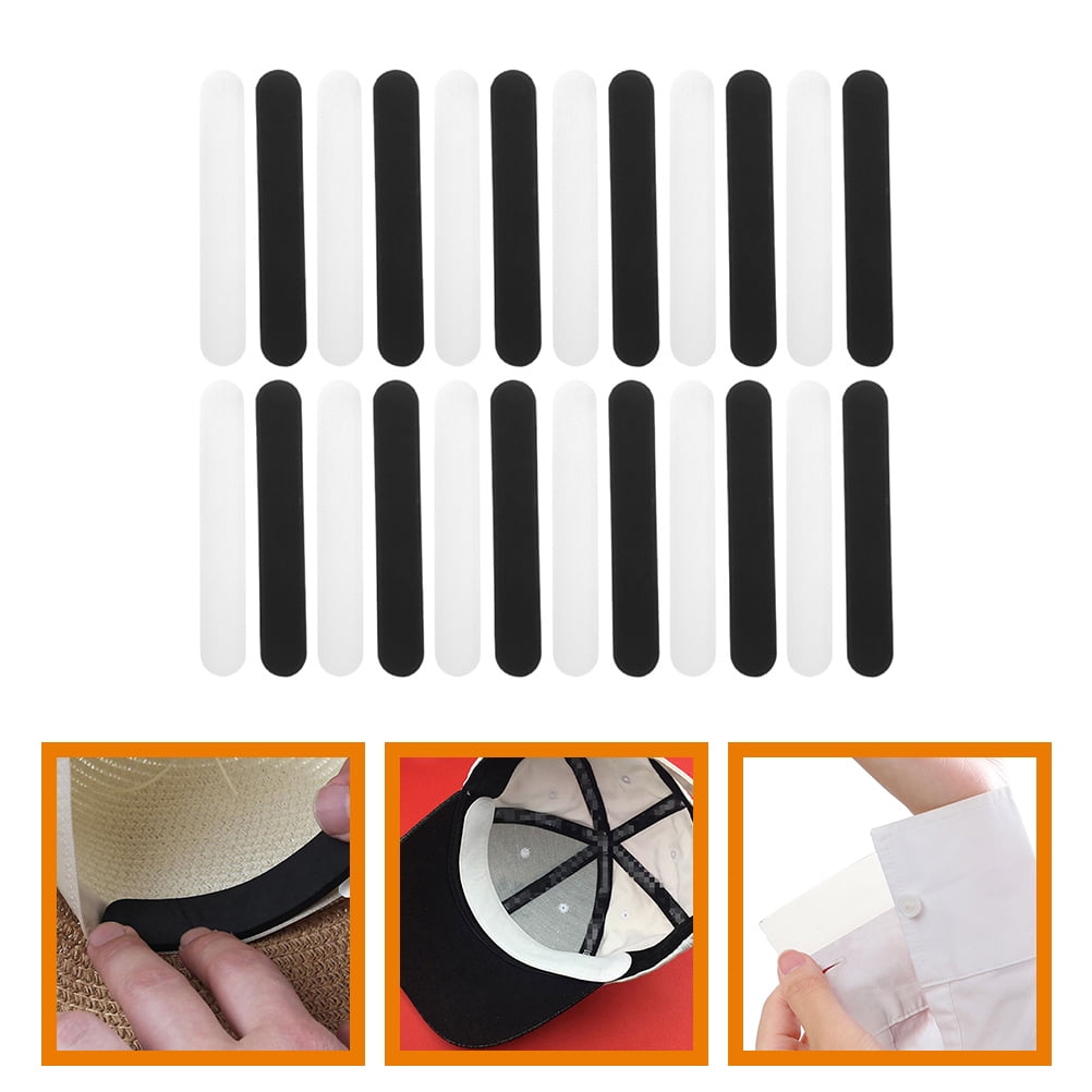 HAMPPLIES 30Pcs Cap Pad EVA Foam Rectangular Strip Hat Sweat Liner for ...