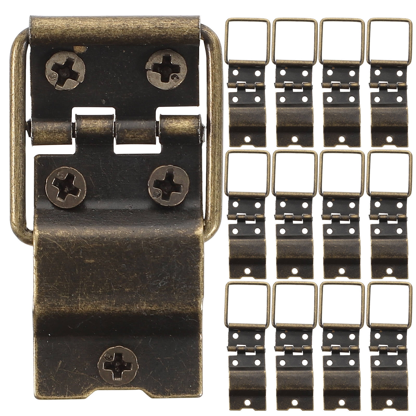 HAMPPLIES 30Pcs Inside Hinges for Small Cabinets and Drawers Dark Brown ...