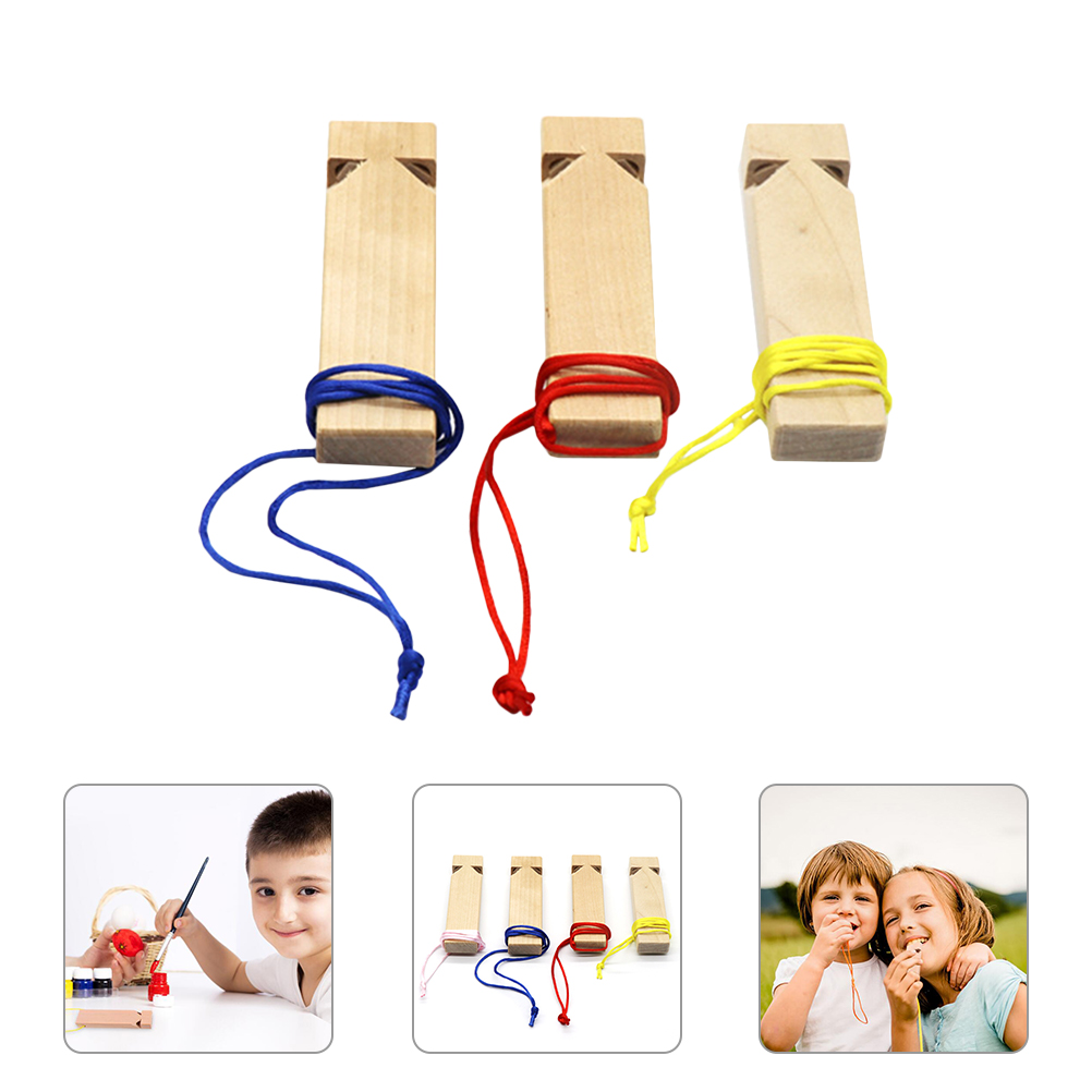 HAMPPLIES 3Pcs Wooden Train Whistles for Kids in Color for - Walmart.com