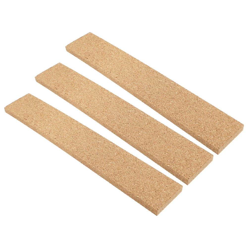HAMPPLIES 3Set Brown Rectangular Cork Wall Strips for Bulletin Board 11 ...