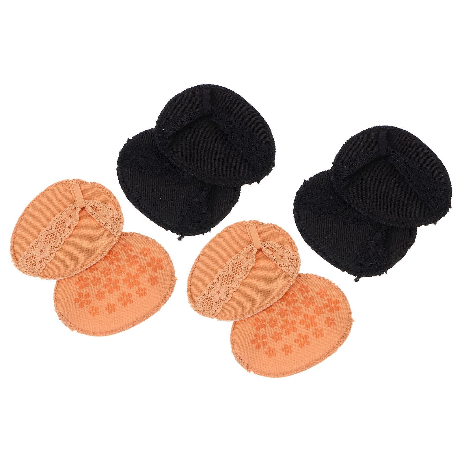 HAMPPLIES 4 Pairs Square Lace Foot Pads Pressure Reduction for Boots ...
