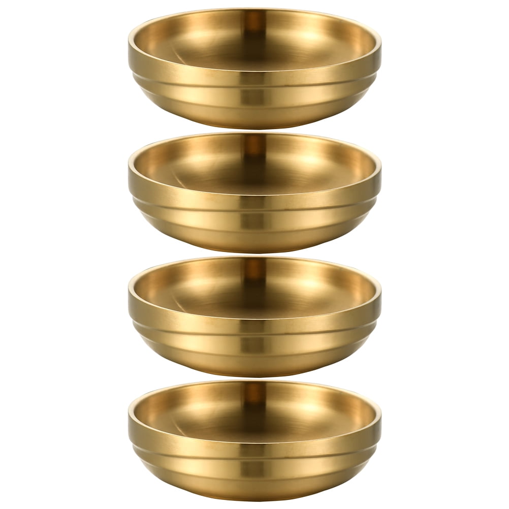 HAMPPLIES 4Pcs Compact Design Dipping Dishes for Home Users and Cooks ...