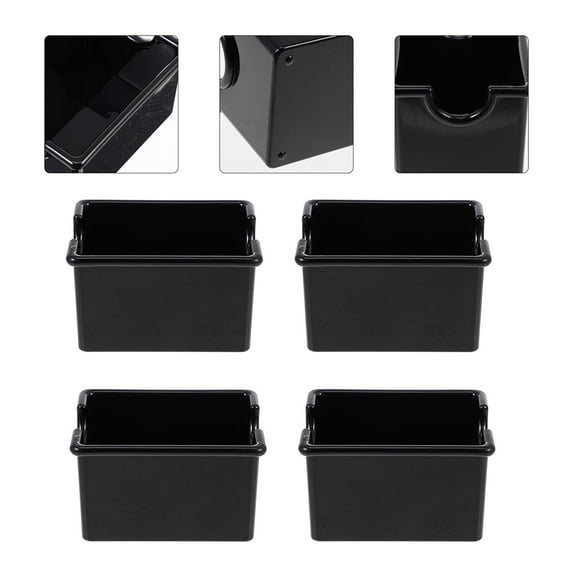 HAMPPLIES 4Pcs High-hardness Acrylic Coffee Bag Storage Boxes for ...