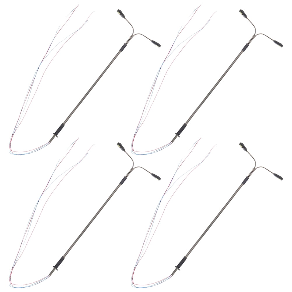 HAMPPLIES 4Pcs Miniature Led Lamps Lamp Post Shape Easy Installation ...