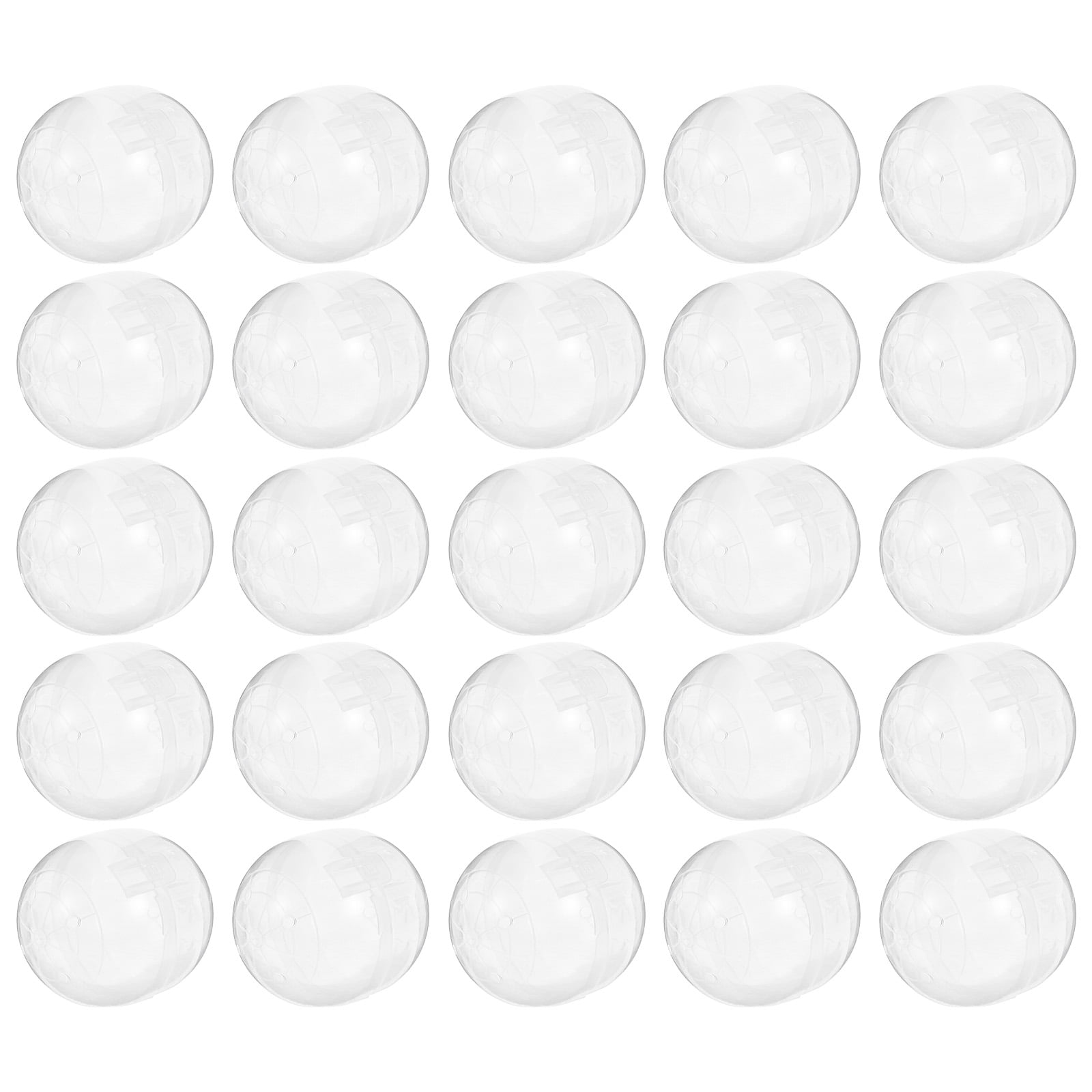 HAMPPLIES 50Pcs Clear Egg-shaped Fillable Capsules Balls For Toys ...