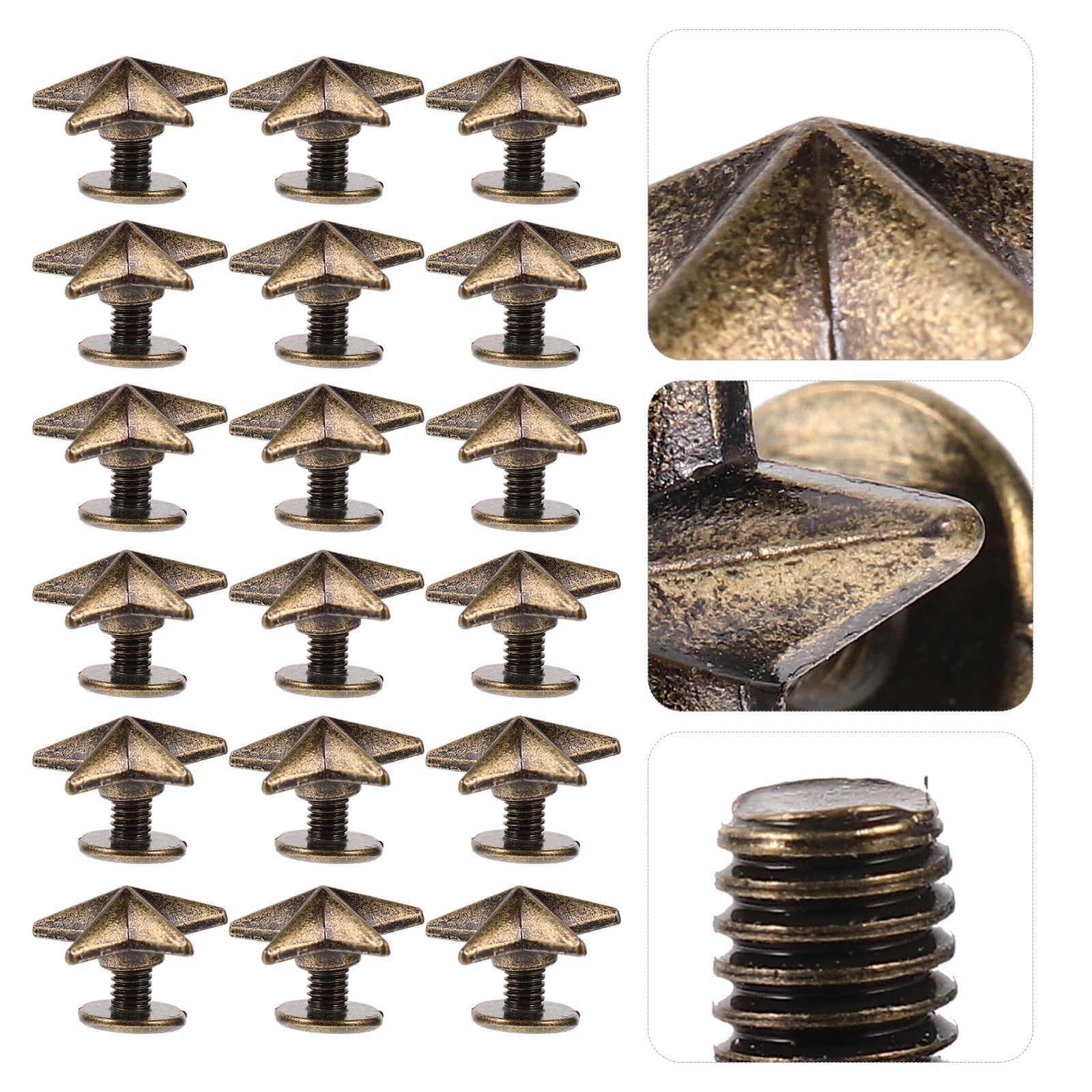 HAMPPLIES 50Pcs Dark Shape Rivet Punk Spikes for DIY Projects - Walmart.com