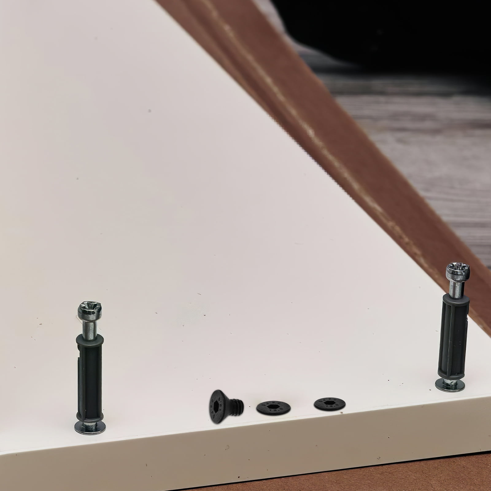 HAMPPLIES 50Pcs Flat Head Machine Screws for Metal Construction and ...