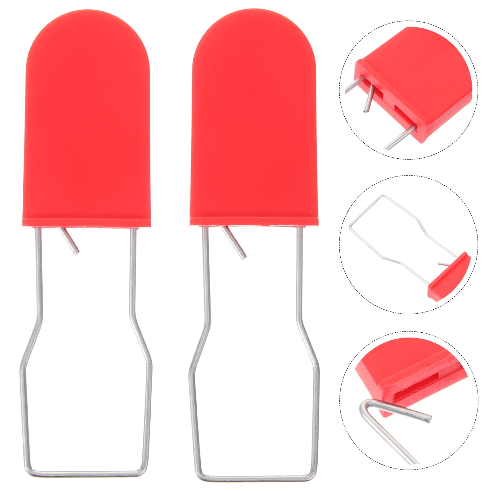 HAMPPLIES 50pcs Tamper Security Seals Plastic Wire Padlock Tags For ...