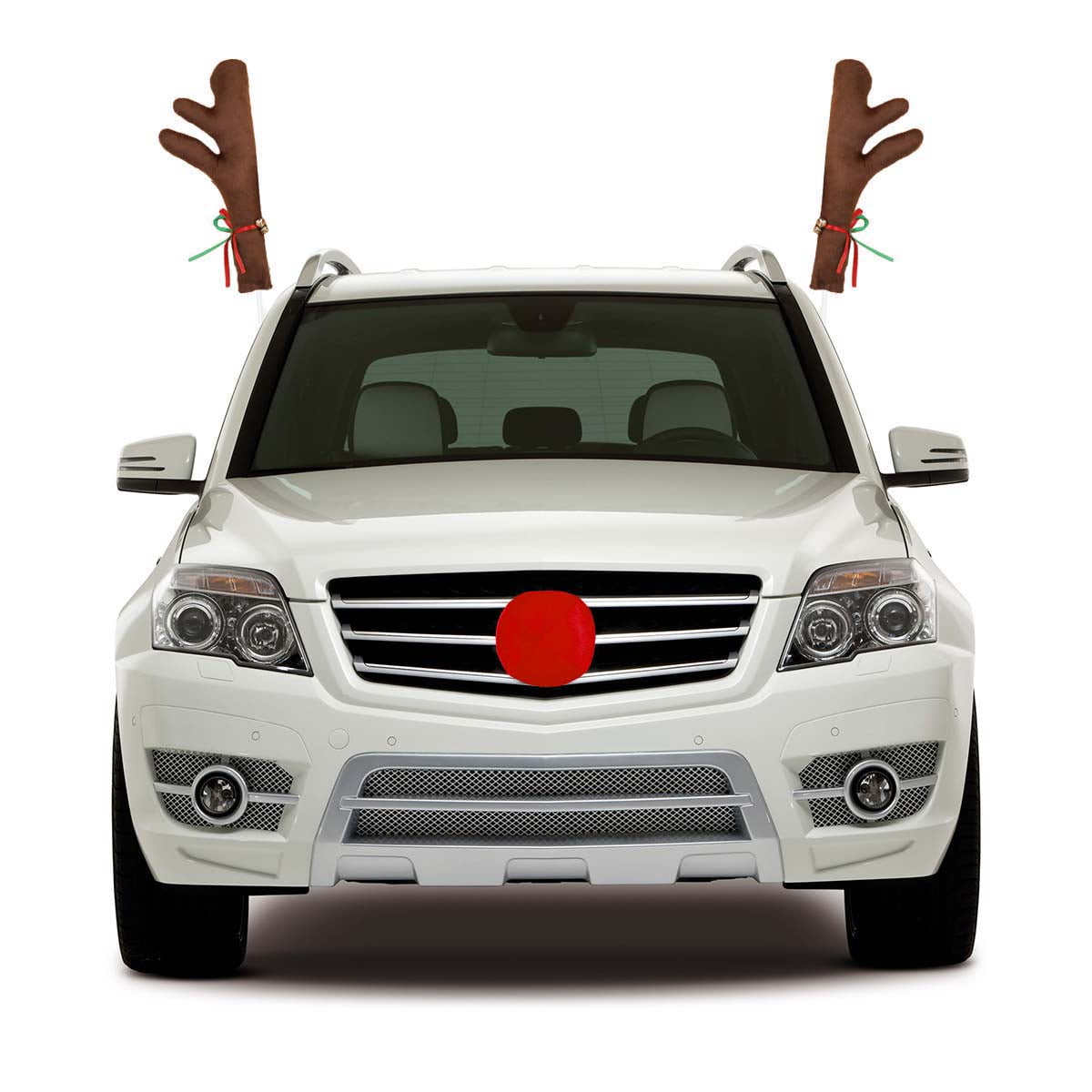 HAMPPLIES 55Pcs Car Reindeer Antlers and Nose Kit Assorted Color ...