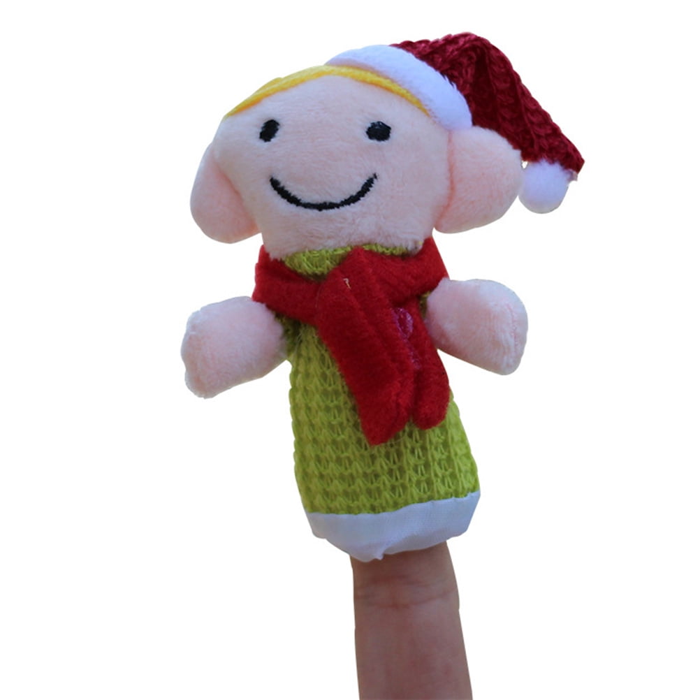 HAMPPLIES 5Pack Funny Finger Puppets Plush Toys Assorted Color for ...