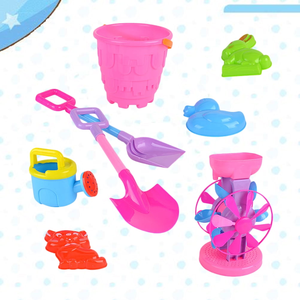 HAMPPLIES 5Pack Kids Beach Toys Sand Wheel Toy Set with Creativity ...